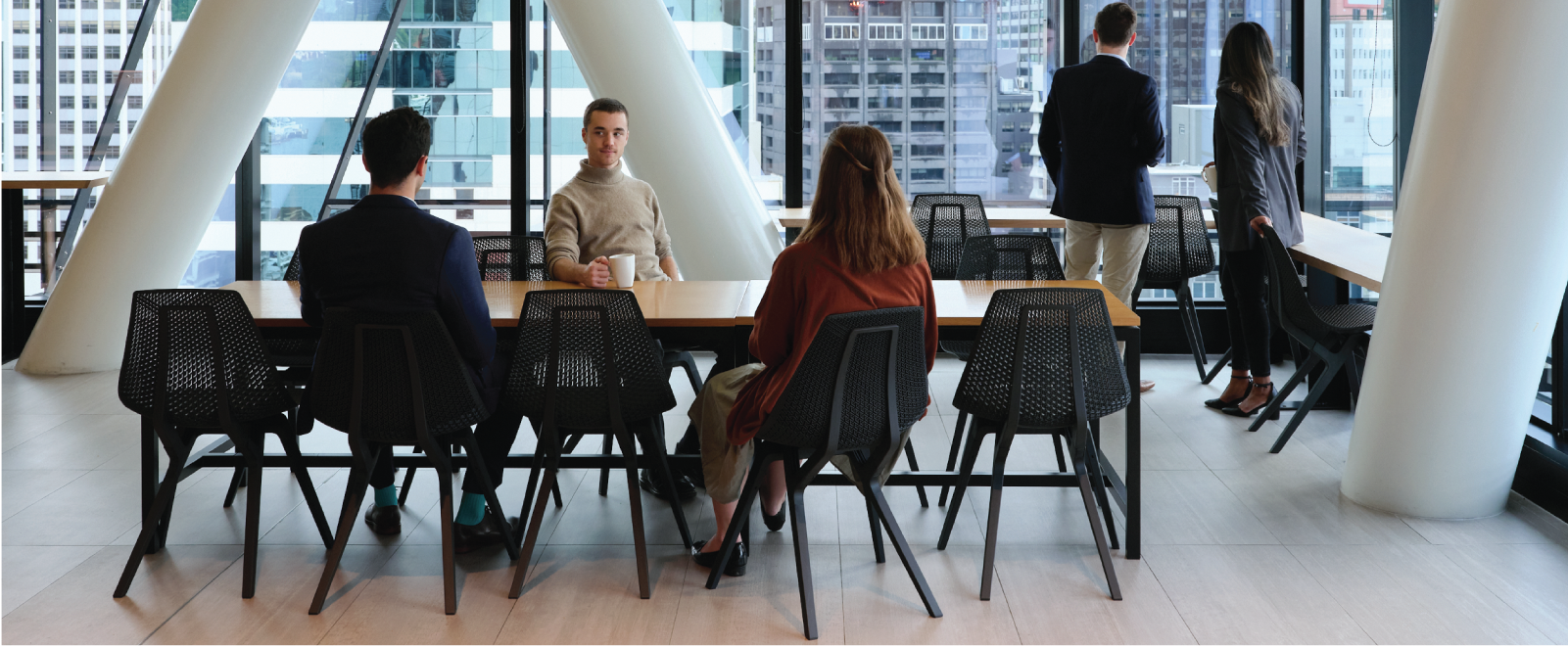Haworth Jive Café Table with X-Base